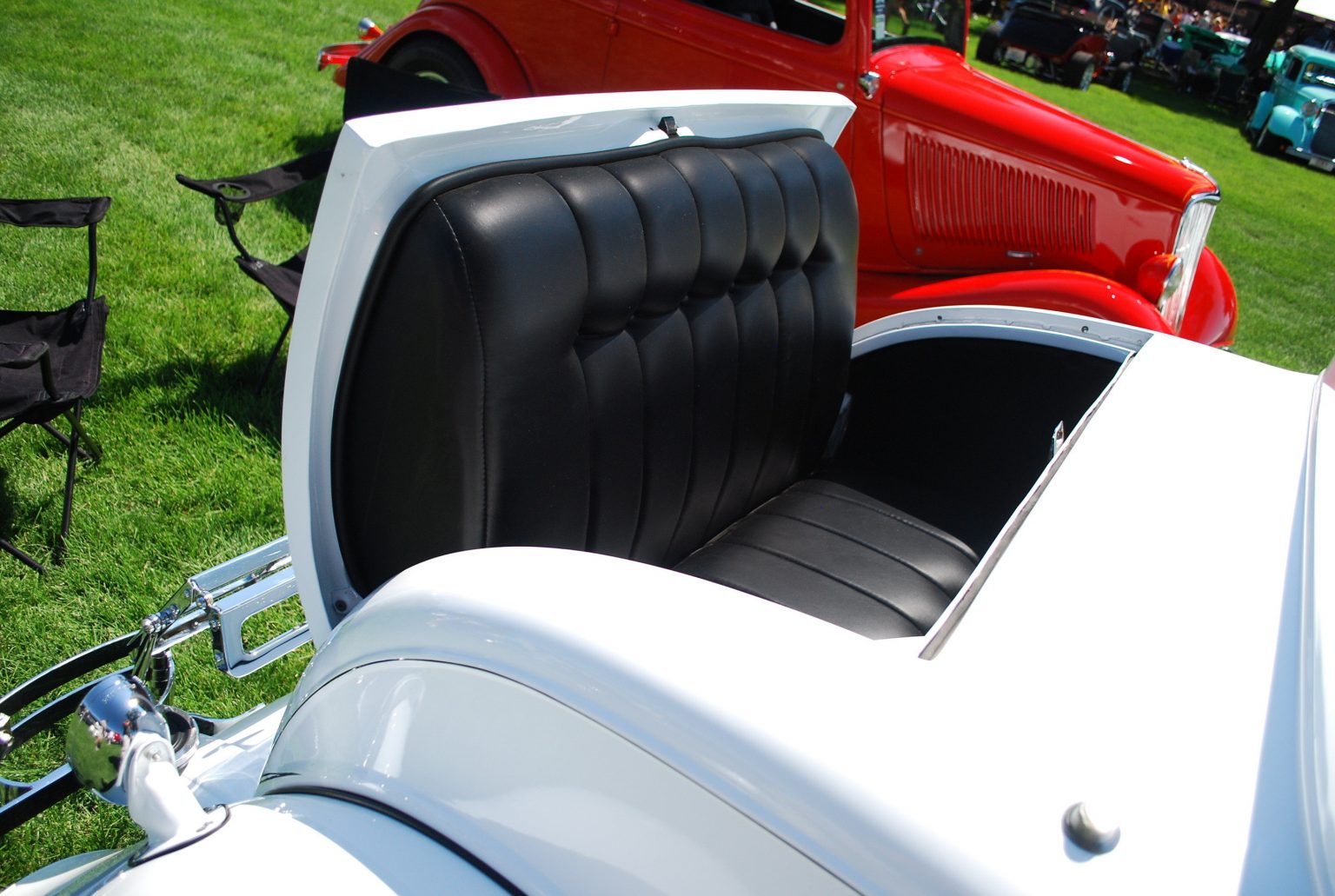 Enjoy the ride in a RUMBLE SEAT!