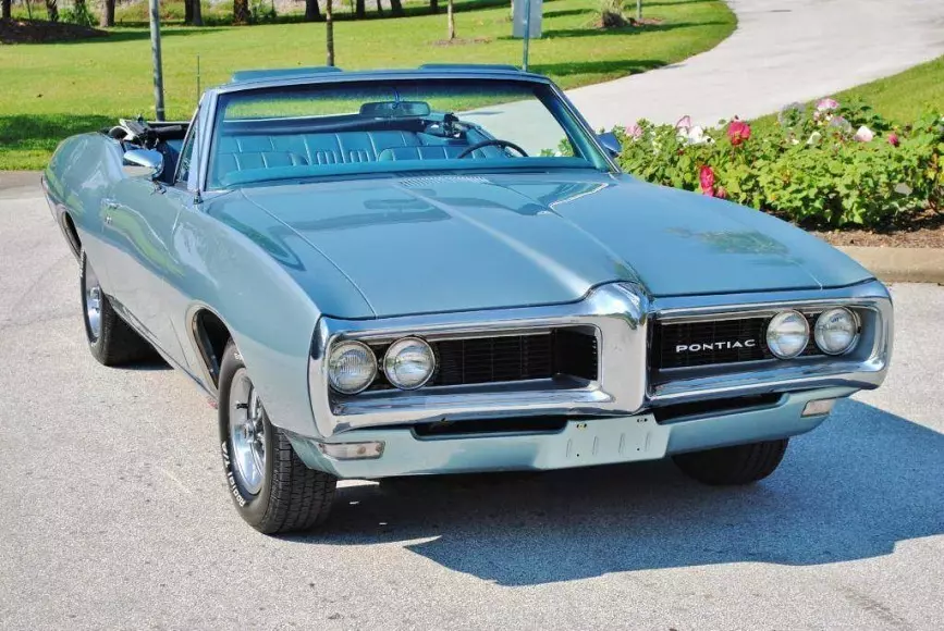 great shot of this beautiful 1968 Pontiac LeMans Convertible